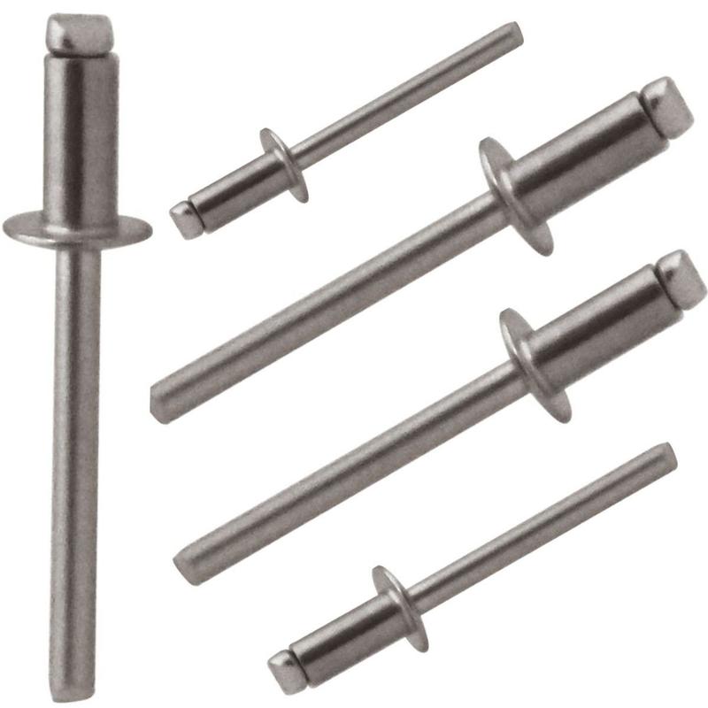 20 peças Rebite Pop Aço Inox de Repuxo 408 - 304 A2 4.0x 8 - Sukira ...