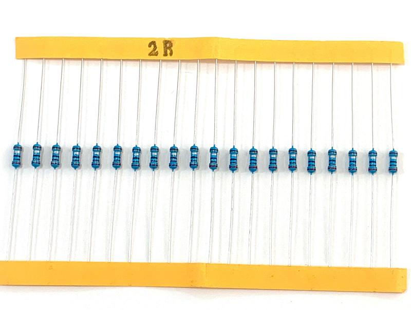 20 Resistor de Precisão 2R 1% 1/4W - Materiais Elétricos - Magazine Luiza