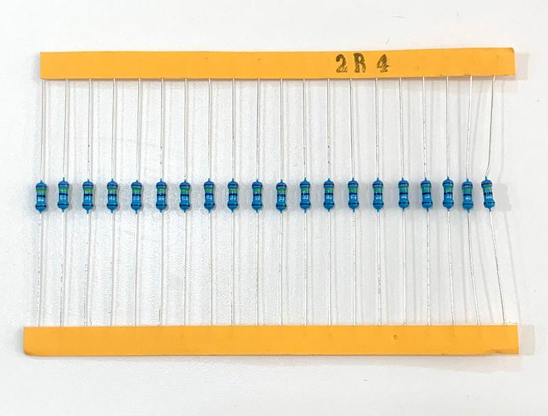 20 Resistor de Precisão 2R4 1% 1/4W - Materiais Elétricos - Magazine Luiza