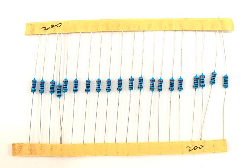 20 Resistor Precisão 200r 1% 1/4w - Materiais Elétricos - Magazine Luiza