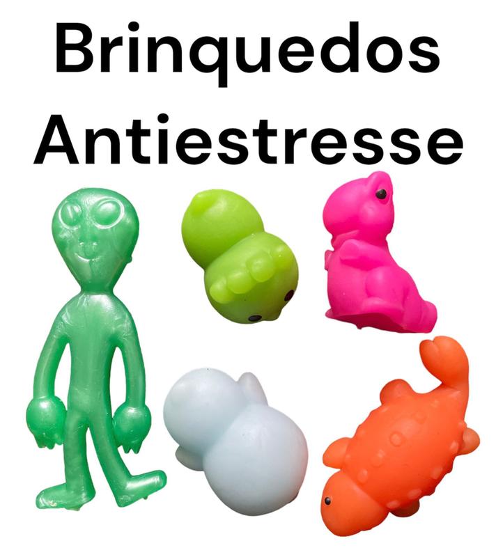 20 Un. Squishys antiestresse. Bichinhos de apertar. - Squish - Pop It ...