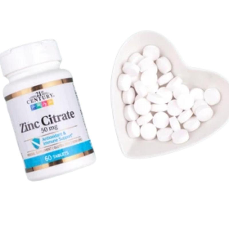 21 Century Zinco Citrato, 50mg, 60 Tablets, 21st Century - yang ...