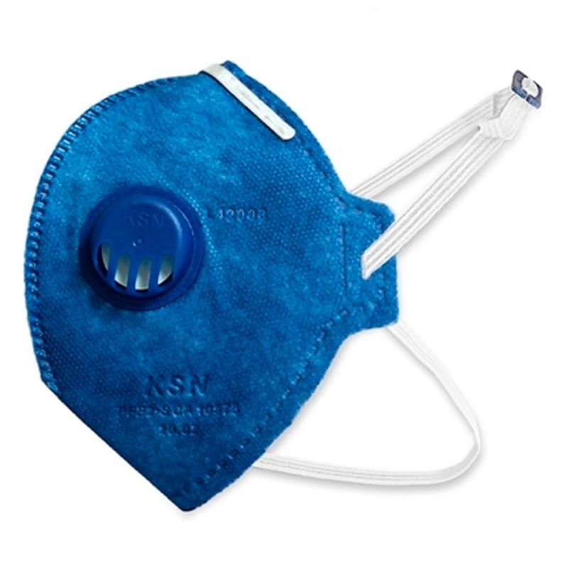 25 Máscara Descartável PFF2 Com Válvula Azul 20.02 KSN - Máscara ...