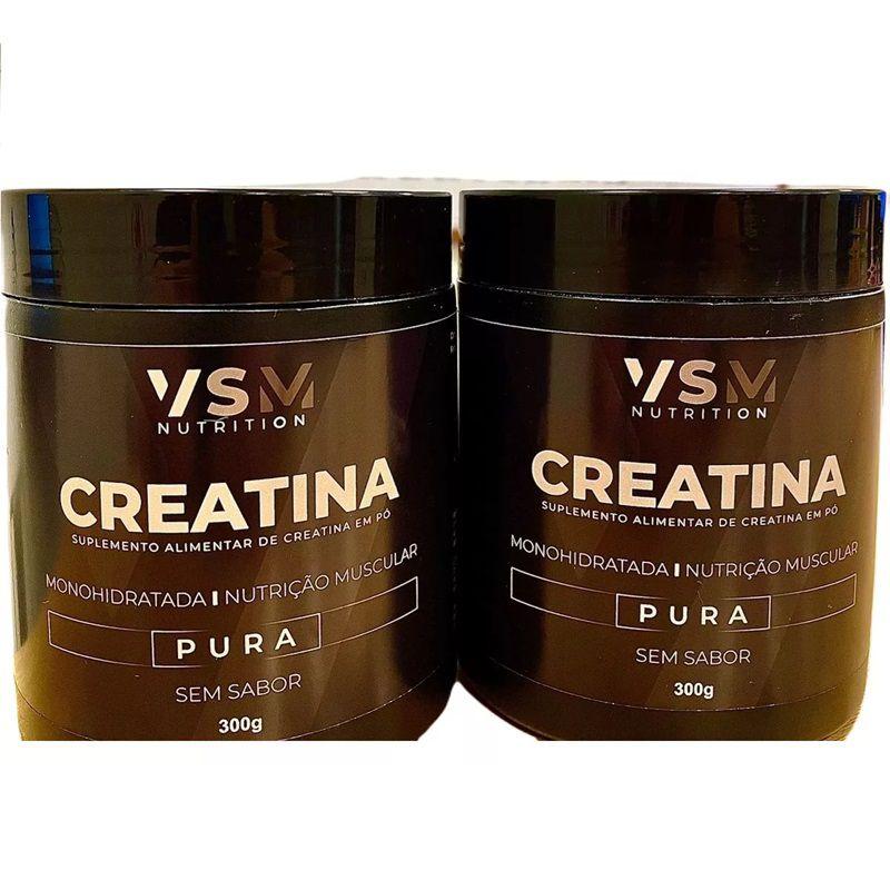 2x Creatina EM 300g 100% Pura (Total 600g) Ganho De Força E Massa ...