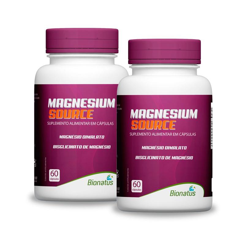 2x magnesium source magnesio puro 900mg 60caps bionatus - Cloreto de ...
