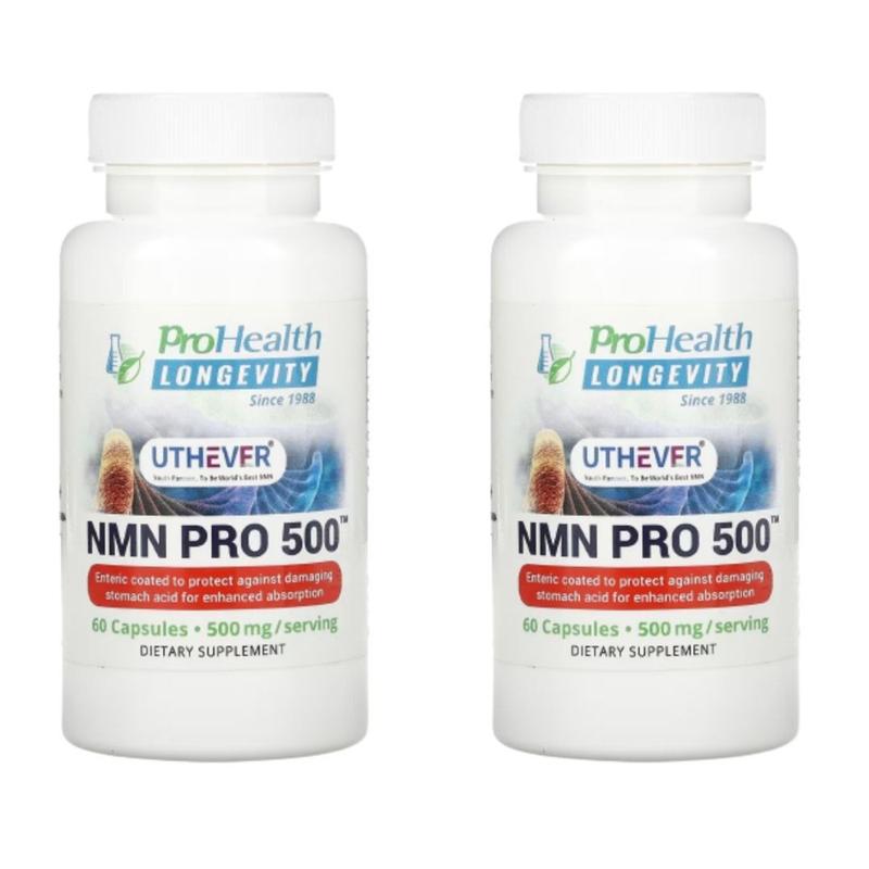 2x ProHealth Longevity, NMN Pro 500, 500 mg, 60 Cápsulas ...