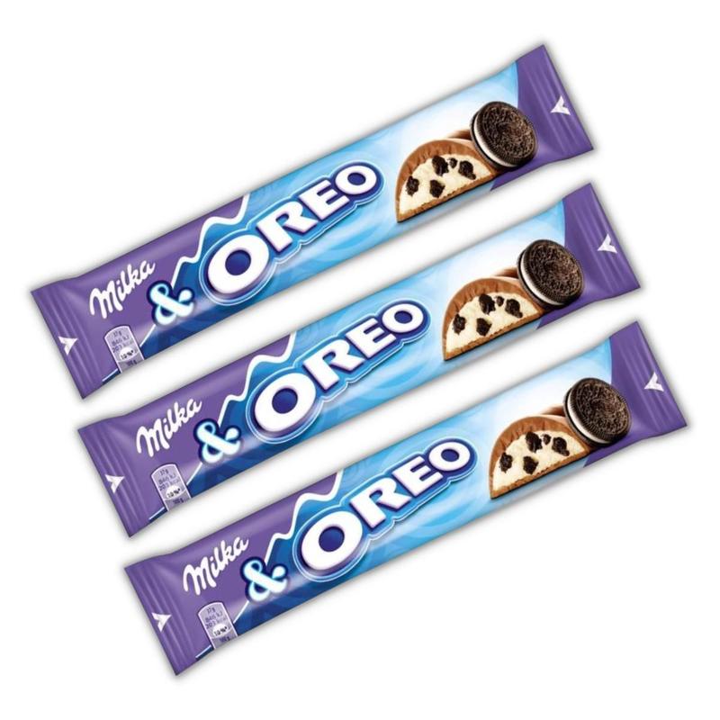3 CHOCOLATE MILKA OREO 37g - Chocolate / Barra de Chocolate - Magazine ...