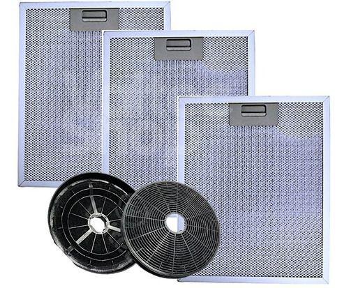 3 Filtro Metálico + 2 Carvão Coifa Tramontina Prisma 90 - Valtec Shop ...