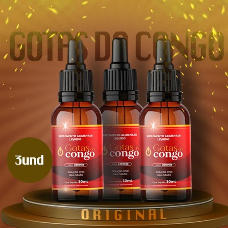 3 Gotas do Congo Original 30ml Mega Eficaz - G4 - Emagrecedores ...