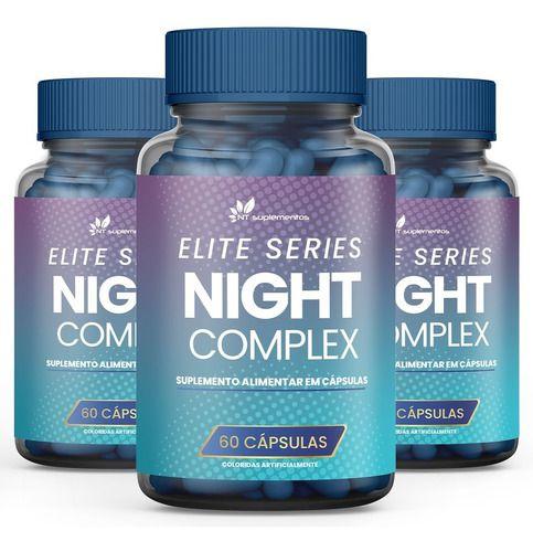 3 Night Complex Elite Series Melhora Do Sono - 60 Cápsulas - NT ...