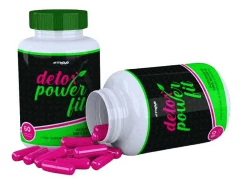 3 Potes Detox Power Fit 60 Capsulas - Suplemento Detox - Magazine Luiza