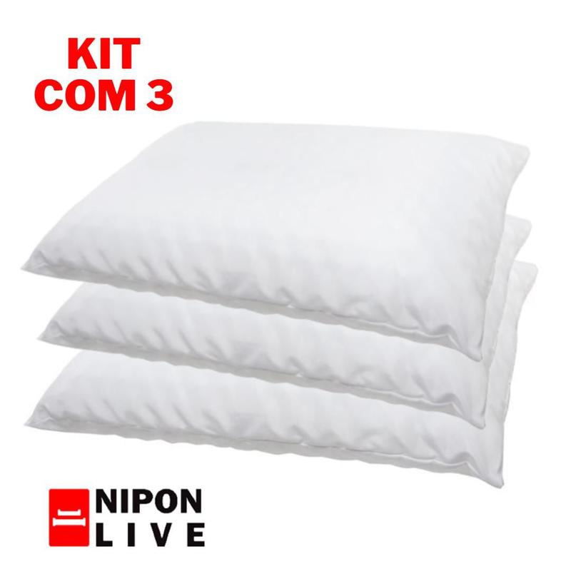 3 Travesseiros Magnético P/ Dor Ortopédico Anti Ronco Top - NIPON LIVE ...