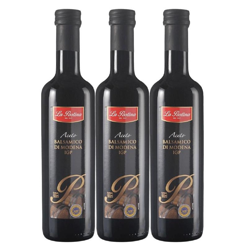 3X Aceto Balsâmico De Modena Lgp La Pastina 500Ml - Alimentos Básicos ...