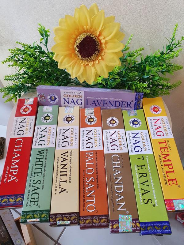 4 caixa Incenso Nag especiais 15 gramas cada diversos - Mandala sua ...