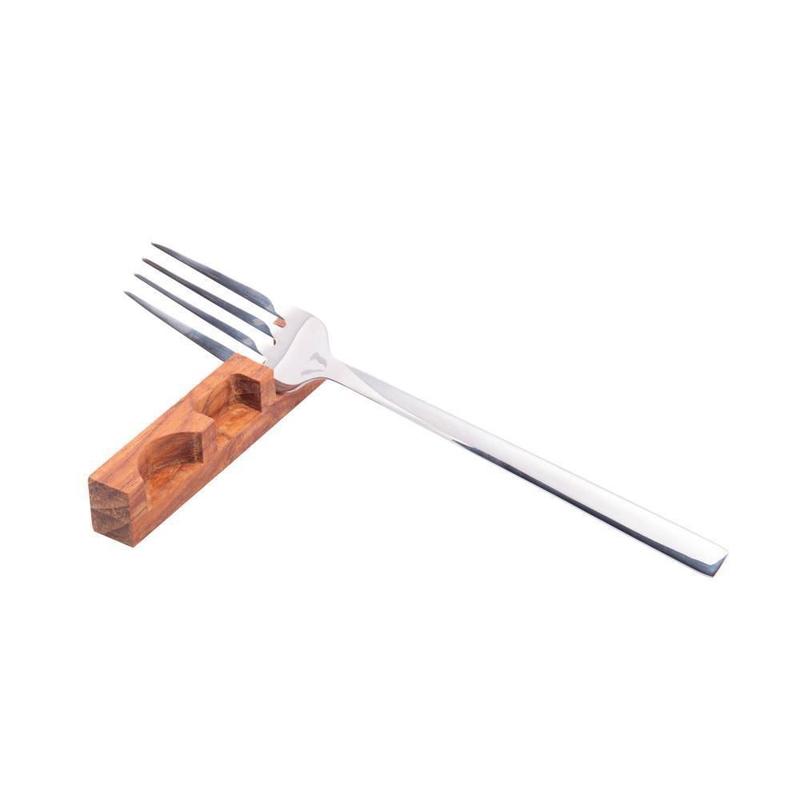 4 Descansos Para Talheres Wolff Craft Teca 10Cm X 1,5Cm X 2C - Faqueiro ...