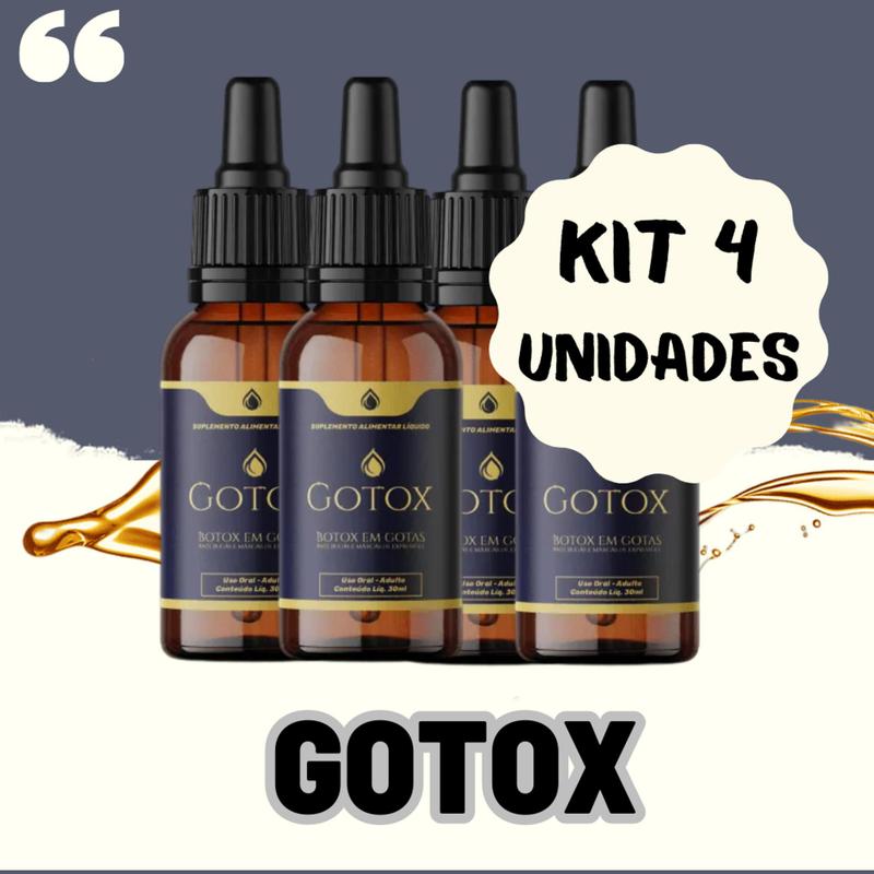 4 frasco gotox autêntico botox em gotas - G4 - Cuidados com o Cabelo ...