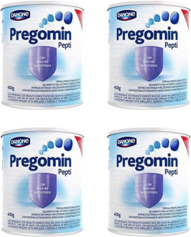 4 Latas - Pregomin Pepti 400g - Danone - Fórmula Infantil - Magazine Luiza