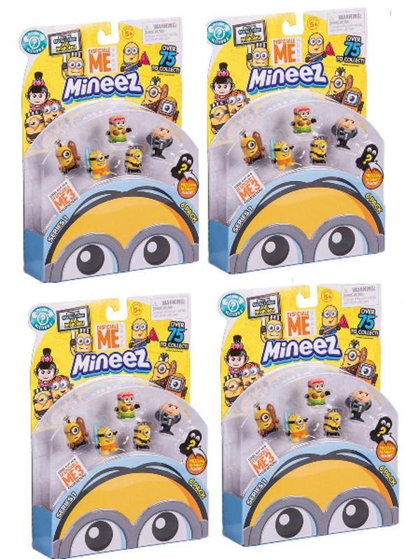 4 Pack com 4 Mineez Pack 6 Unidades - DTC Brinquedos - Colecionáveis ...