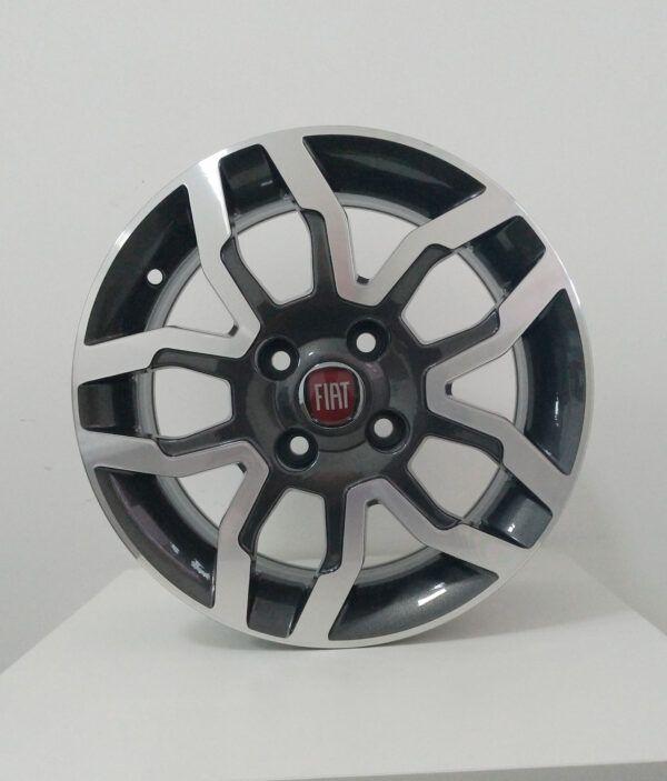 4 Rodas Fiat Idea Sport - BRW 700 - Aro 15 4x98 Grafite Diamantada ...