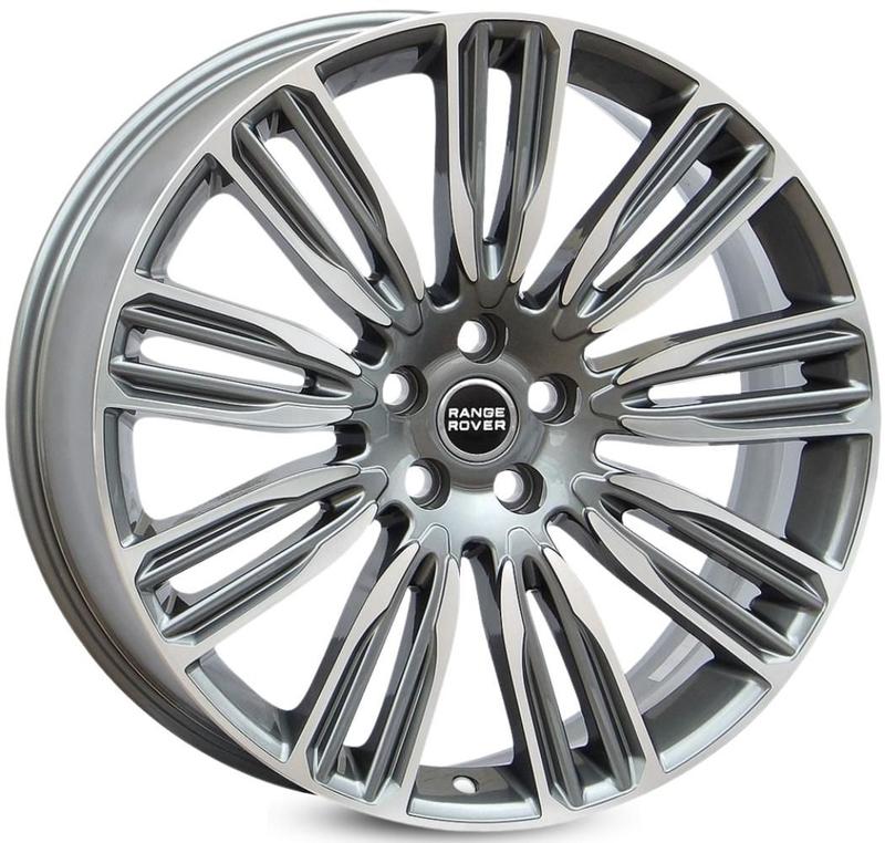 4 rodas kr l04 modelo range rover velar / aro 22x9 / (5x108) et45 ...