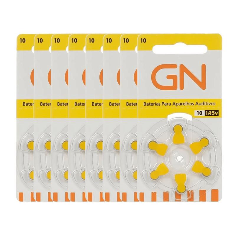 48 Baterias Pilhas GN 10 Resound PR70 Aparelho Auditivo - GN Resound - Acessórios Auditivos ...