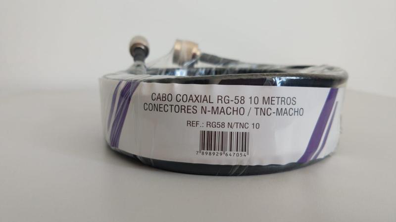 5 - Cabos de descida 10 metros RG 58 N macho/ TNC macho - LEMON - Cabos ...