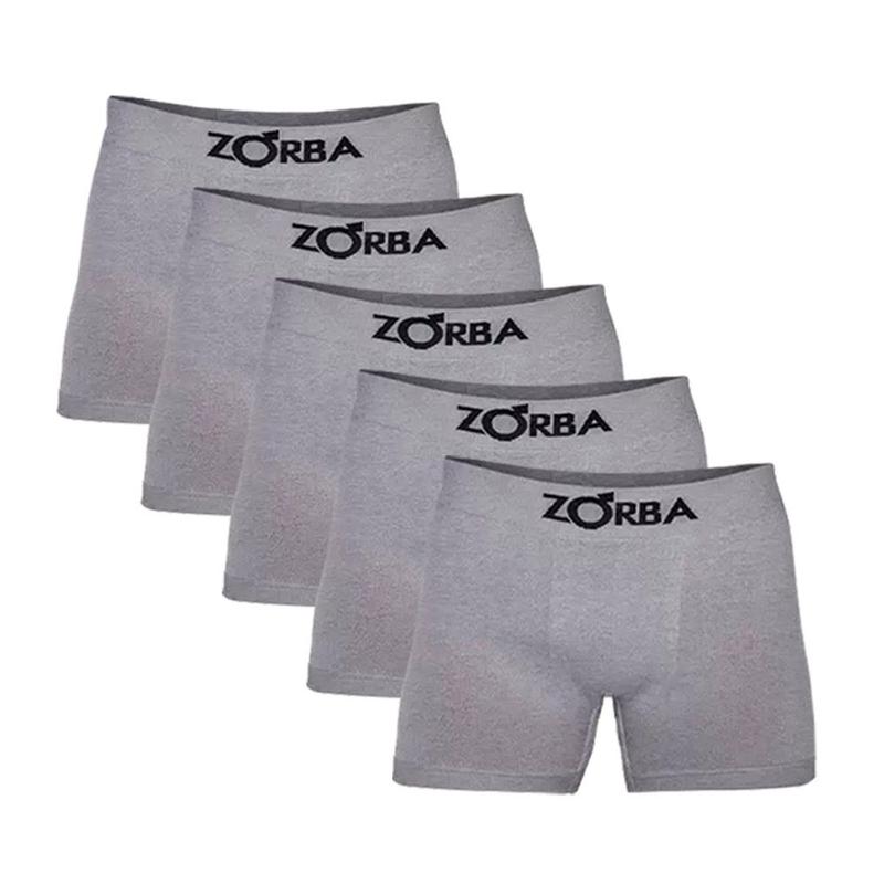 5 Cueca Boxer Zorba de Algodão Masculina Varias Cores - Cueca ...