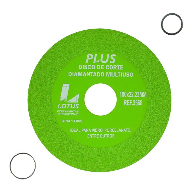 5 Disco Corte Diamantado ultrafino 100mm vidro porcelanato - LOTUS ...