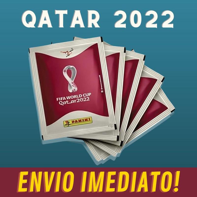 5 Pacote Com 25 Figurinha Copa Do Mundo do Qatar 2022 - FIFA WORLD CUP ...