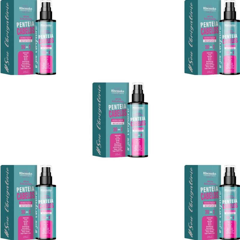 5 Spray para Cabelos Rhenukus Penteia Cabelos 10 em 1 Spray 200ml ...