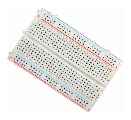 5 x Protoboard Breadboard 400 Pontos Furos Pinos - Robomix - Protoboard ...
