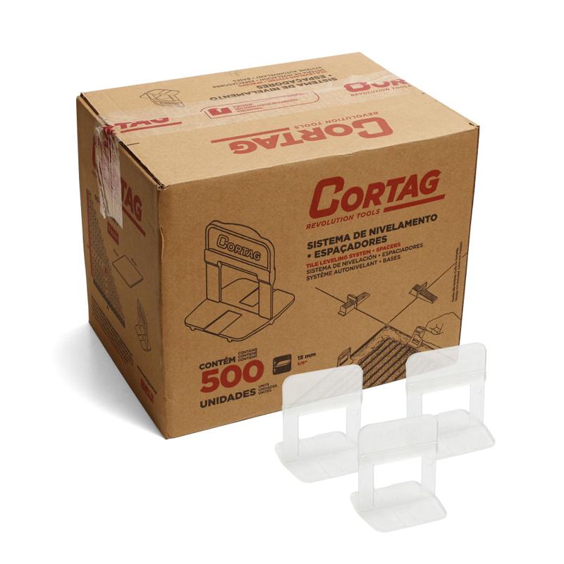 500 Espaçador Nivelador de Piso Porcelanato Cortag Modelo Tradicional ...