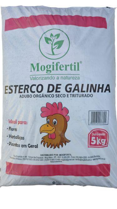 5kg Esterco de Galinha Adubo Orgânico Seco Mogifertil - Adubo para ...