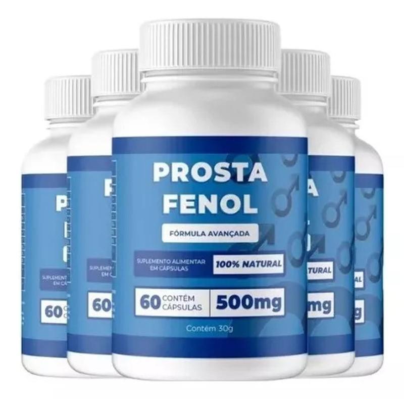 5x Prostafenol 60 Cápsulas Original - Suplemento Alimentar ...