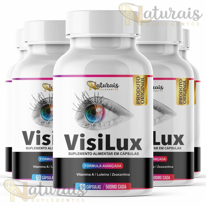 5x visilux Original 300 Cápsulas - - Naturais Suplementos - Pote ...