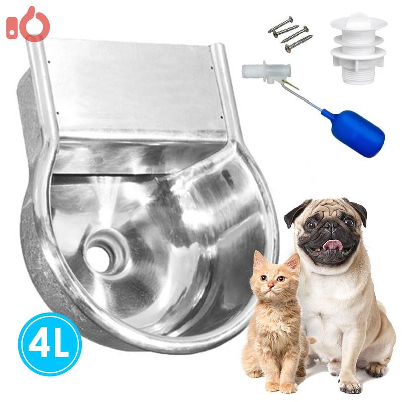 6 Bebedouro Automático Alumínio Fundido Polido para Animais 4L - OkayShop - Outros Pets ...