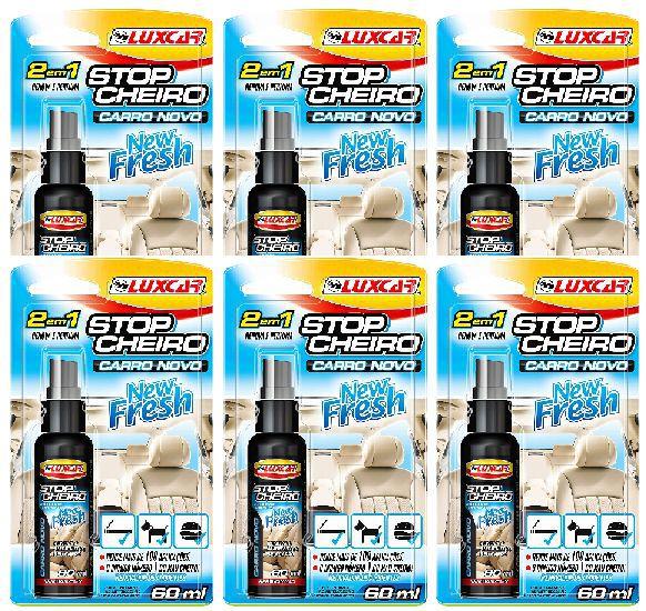 6 Odorizante Spray Stop Cheiro - Carro Novo Luxcar - Aromatizador ...