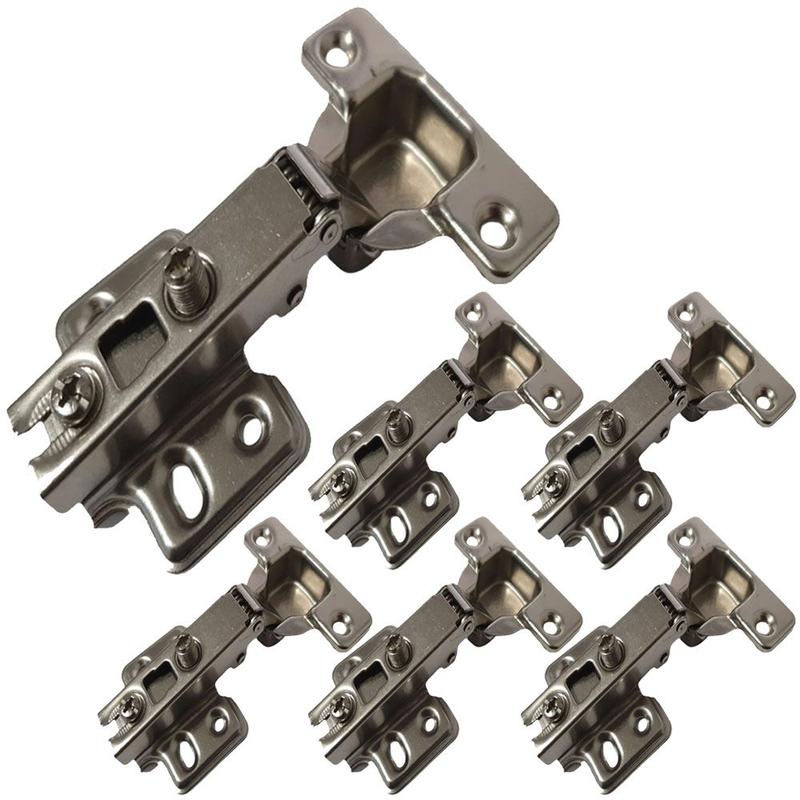 6 Peças - Dobradiça Para Armario Reta De 35mm - Fabio Ferragens ...