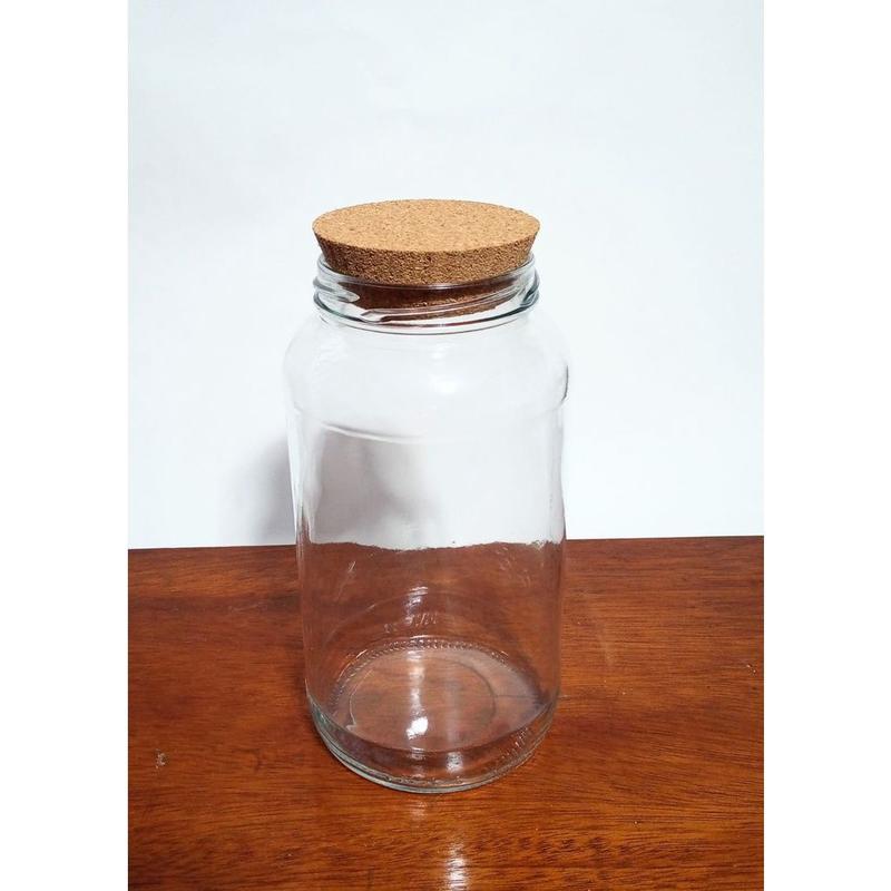 6 Potes de Vidro 830ml com Rolha Cortiça - JMR - Pote - Magazine Luiza