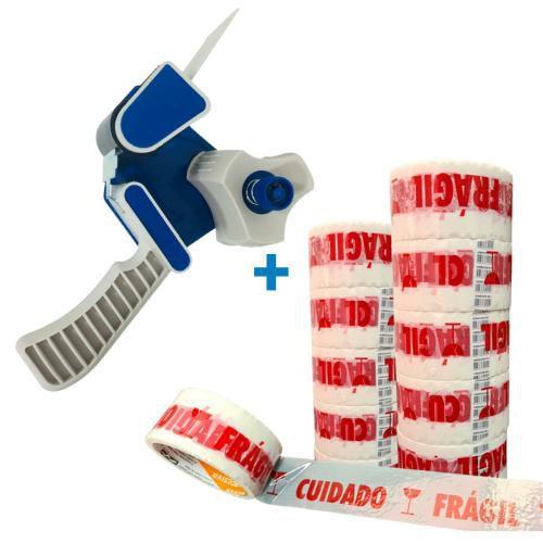 6 Rolos De Fita Adesiva 45x100 + 1 Aplicador de Fita - BOMPACK+YPPACK ...