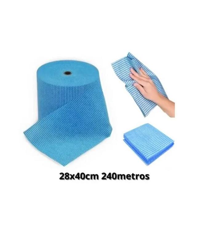 600 Panos De Limpeza Pano Perflex Multiuso Geral Rolo Bobina ...