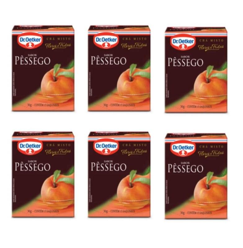 6un Chá de Pêssego 15 saches - Dr. Oetker - Dr Oetker - Chá - Magazine ...