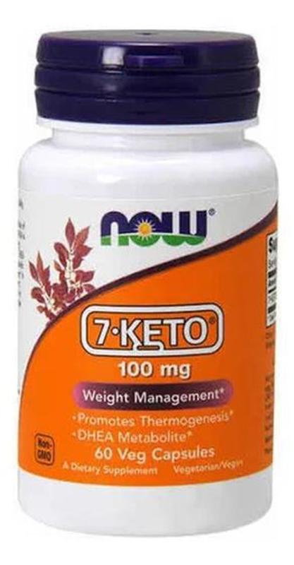 7-Keto 100mg Cápsula 60 - NOW Foods - Termogênico - Magazine Luiza