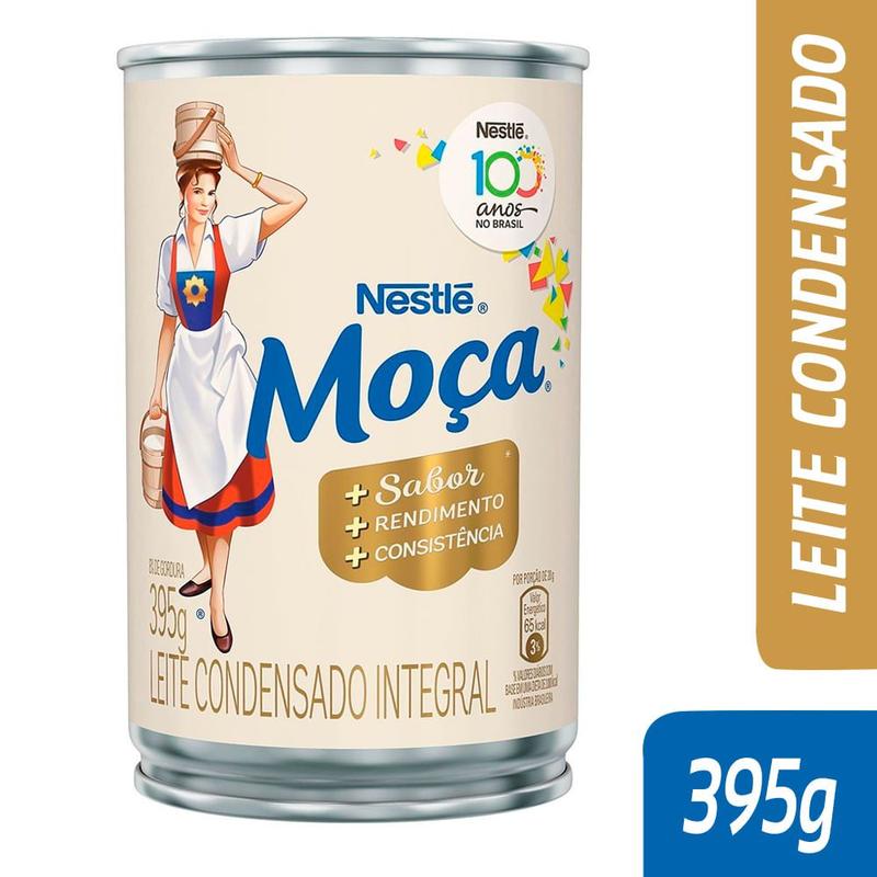 7891000100103 - LEITE CONDENSADO MOÇA COM LATA ABRE FACIL 395g - NESTLE ...