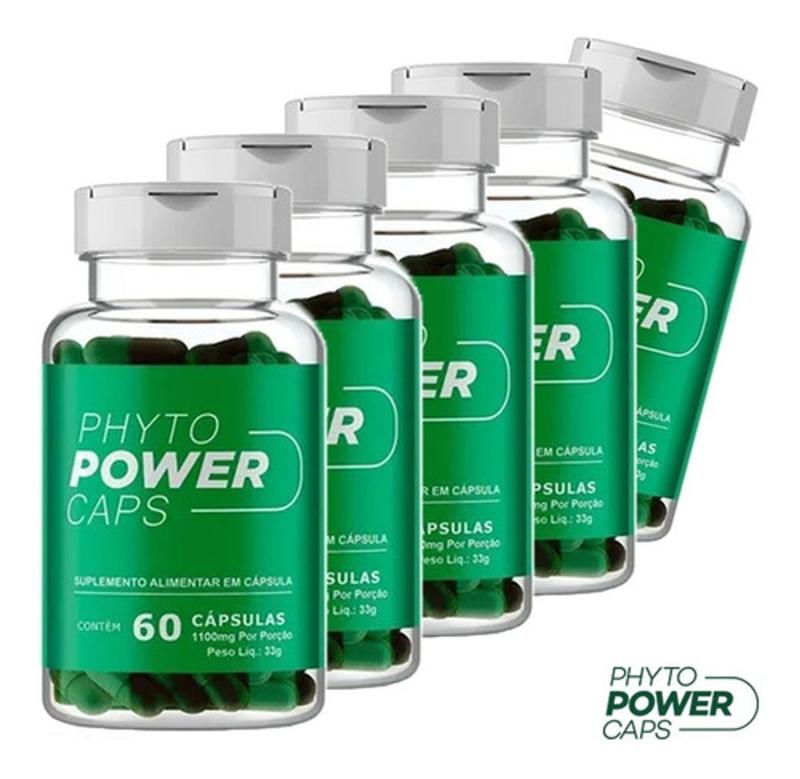 8 Potes Phyto Power Caps Original Suplemento Natural - Fitoterápicos e ...