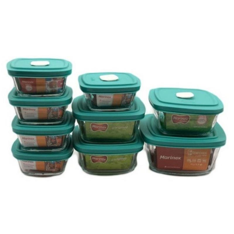 9 Potes Facilita Vap Marinex Com Tampa Plástica - Pote - Magazine Luiza
