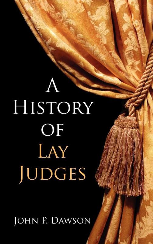 A History of Lay Judges - - Livros de História e Geografia - Magazine Luiza
