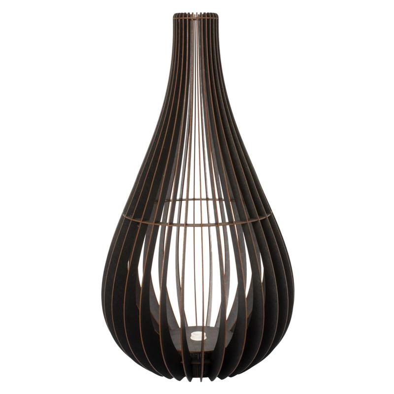 Abajur Gota de Mesa ou Chão em Madeira Estilo e Elegância para seu ...