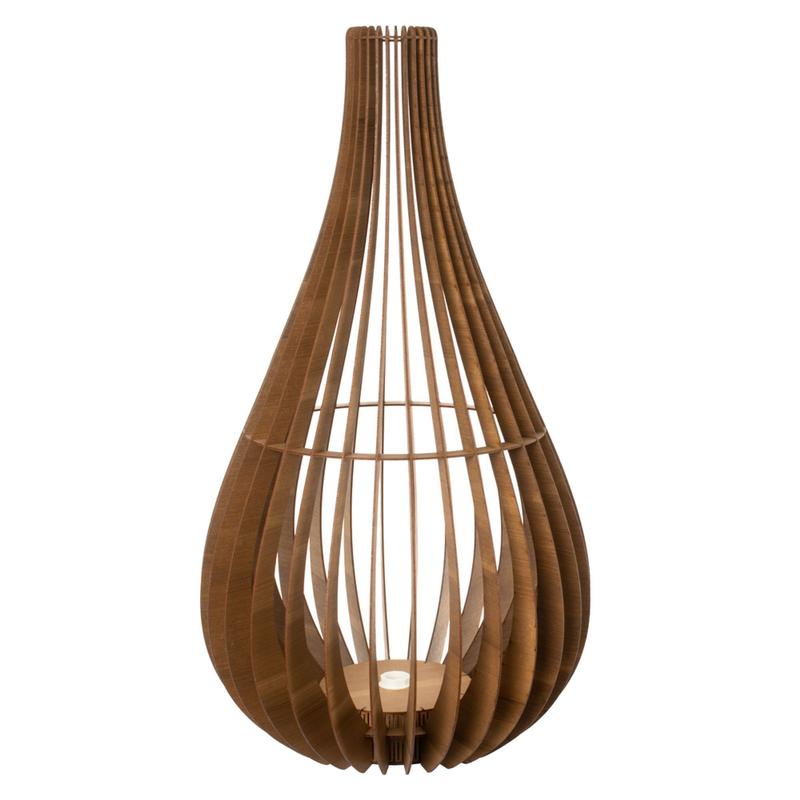 Abajur Gota de Mesa ou Chão em Madeira Estilo e Elegância para seu ...