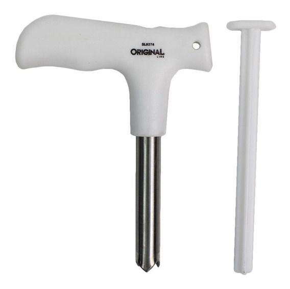 Abridor de Coco de Aço Inox e Haste Para Remover Resíduos - ORIGINAL ...
